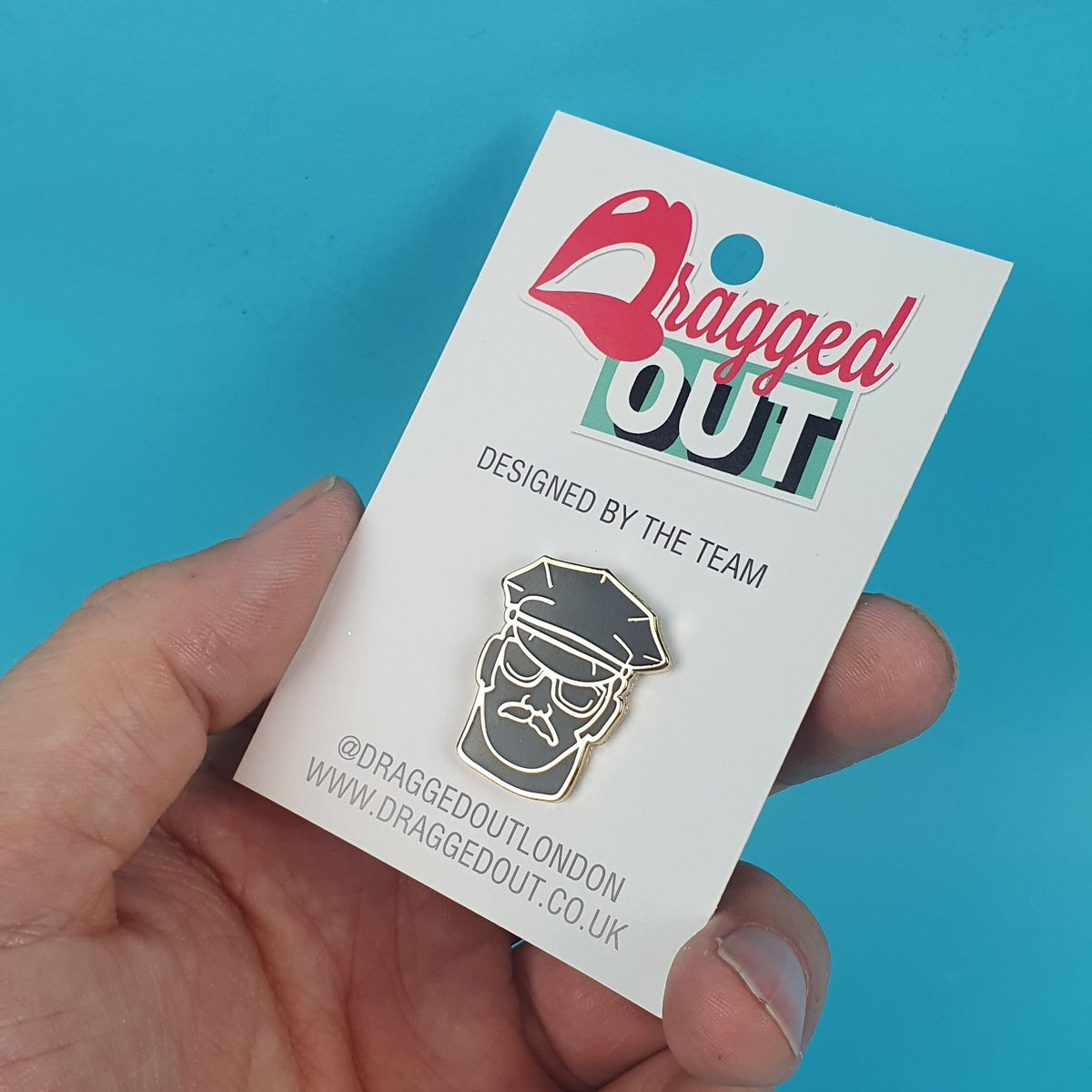 Leather Daddy Pin Badge – Dragged Out